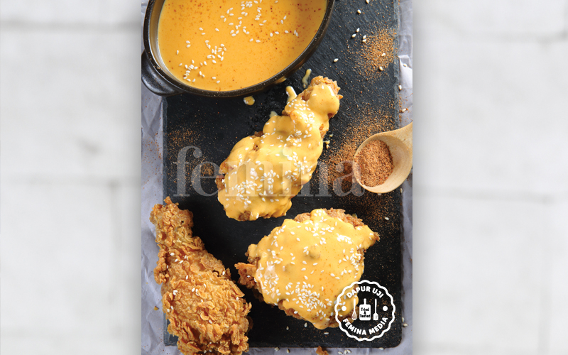 Resep Cheesy Fried Chicken, Jajanan Hits ala Resto Cepat Saji