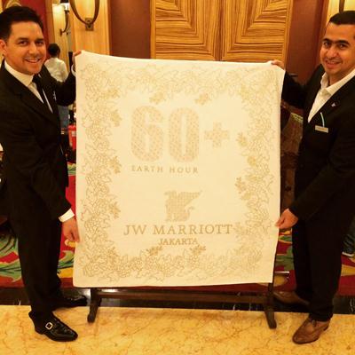 Earth Hour di Hotel JW Marriott Jakarta