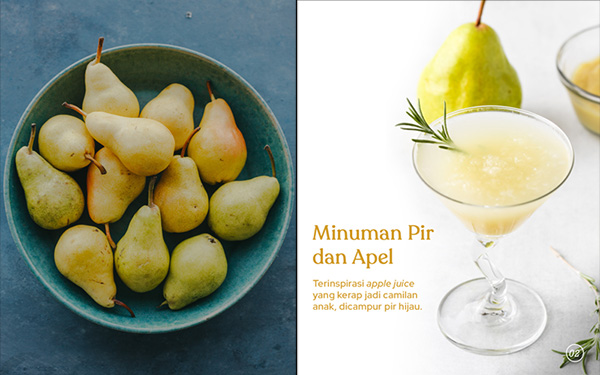 Minuman Pir dan Apel untuk Pesta di Rumah