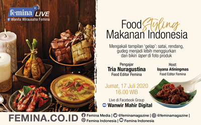 Food Styling Makanan Indonesia, Workshop Gratis di FB Group